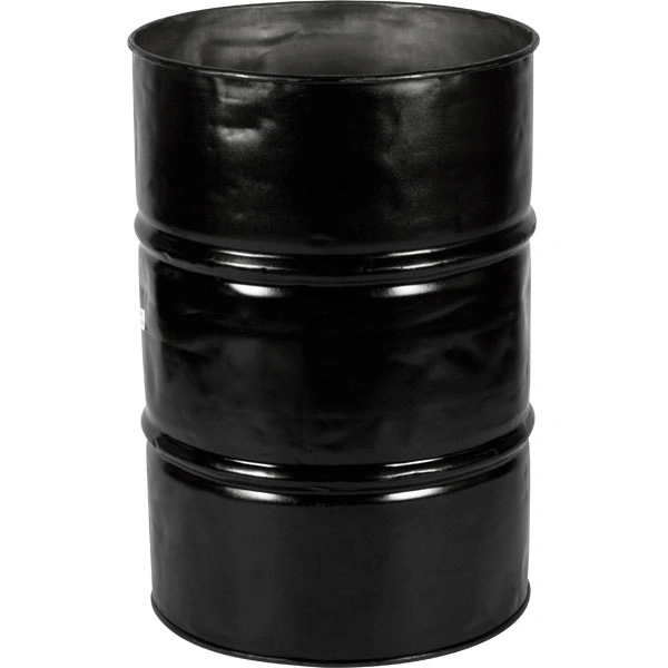 55 Gallon Open Top Metal Barrel with Lid